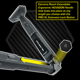 INTELLIMAX™ PRO Back Hair Shaver with 2 Shock Absorber Flex Heads, Pow ...