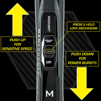 INTELLIMAX™ PRO Back Hair Shaver with 2 Shock Absorber Flex Heads, Pow ...